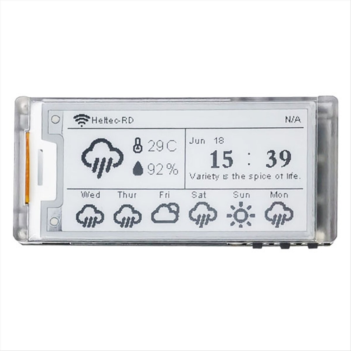 2,13-tums E-bläckskärm Meshtastic LoRa för ESP32 Ingen LoRa on OnBuy