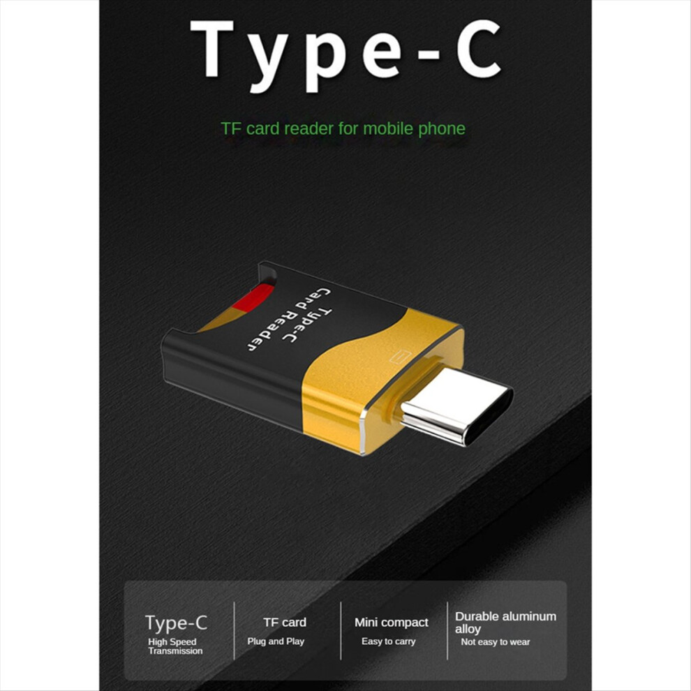 Mini-Kartenleser Typ C Mobiler OTG-Steckplatz Plug-and-Play-Flash ...