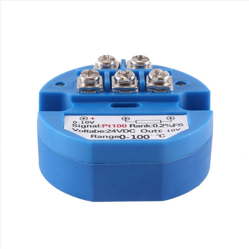 PT100 Typ zu 0-10V 0-100 Grad RTD DC24V Temperatur Transmitter on OnBuy