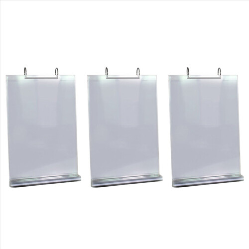A4 Multi-Page Flip Display Card Label Display Stand Detachable Label on ...