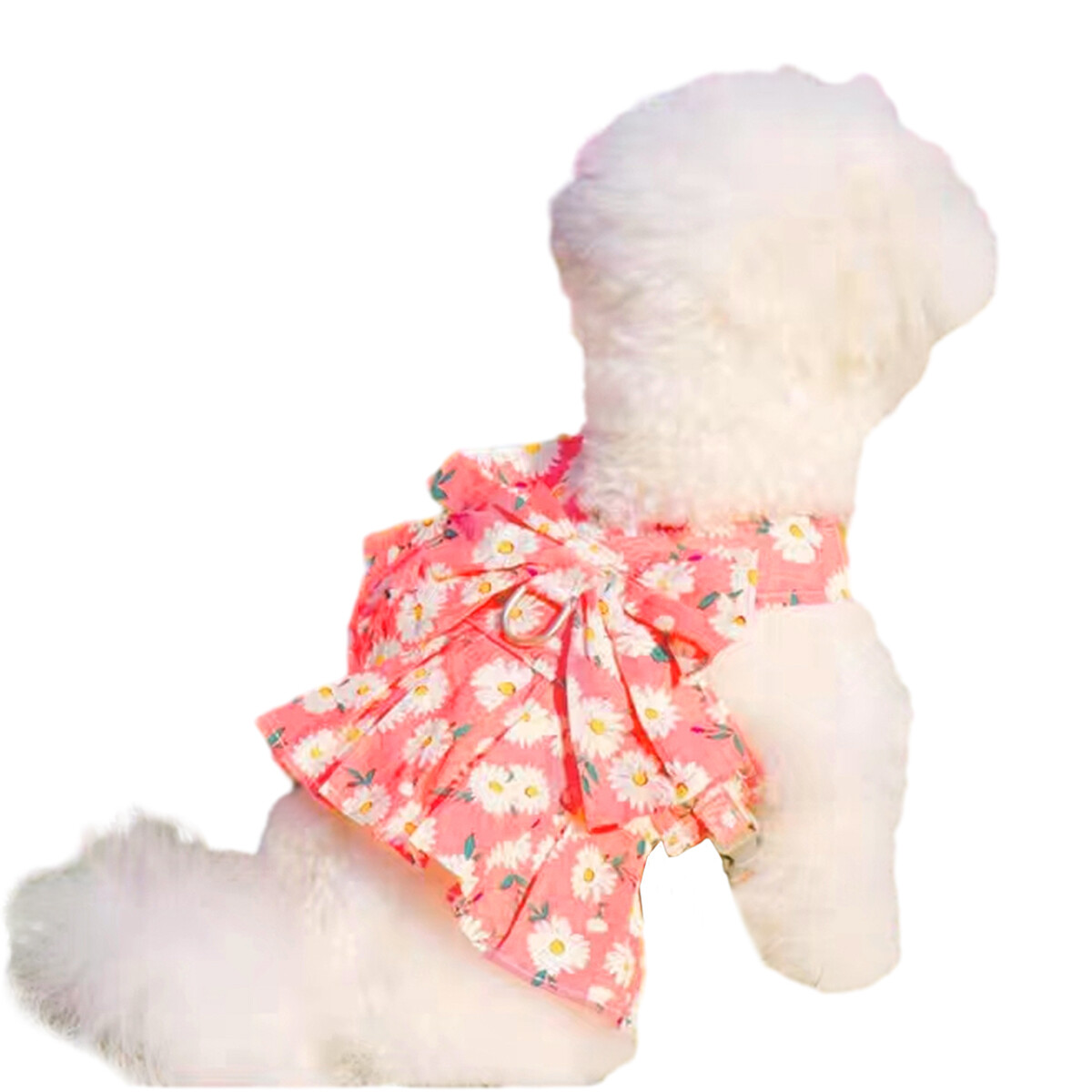Ropa para mascotas Vestido para perro Arnés con pajarita y correa para ...