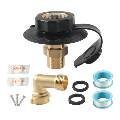 RV City Water Fill Inlet Adapter RV Water H Connector for Motorhomes on ...