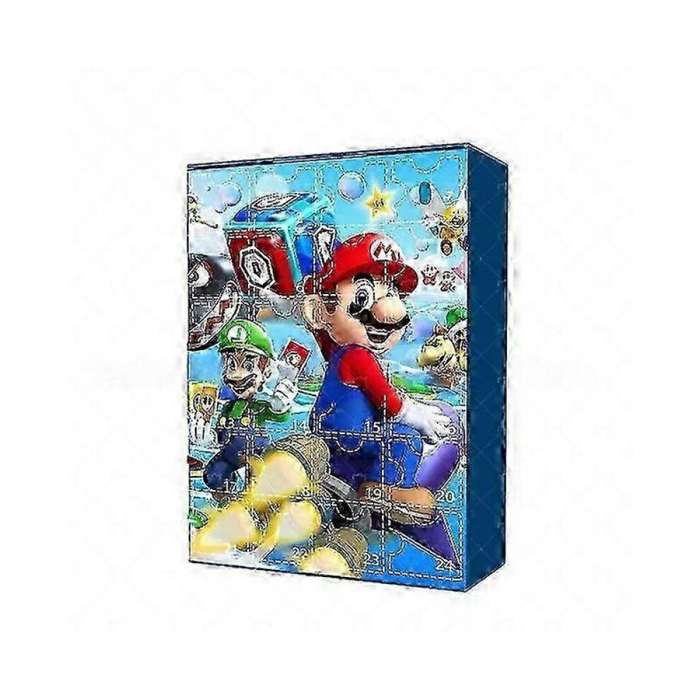 (Mario 3D B)2025 New Mario Blind Box Christmas Advent Ornaments Holiday ...
