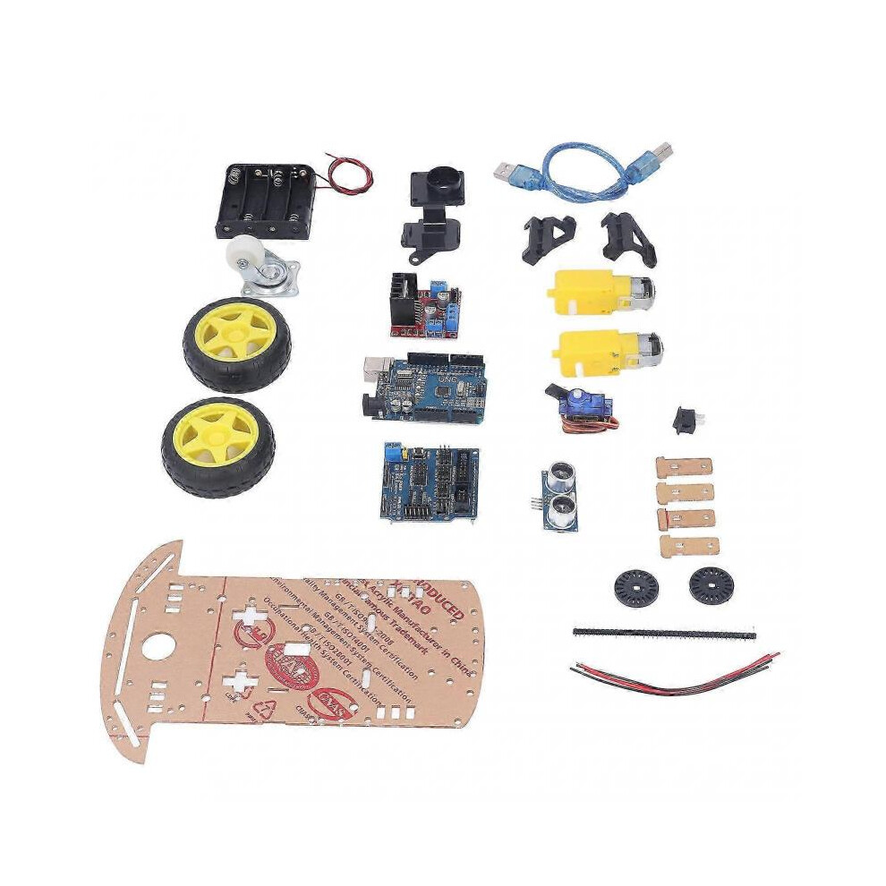 Smart Robot Car Chassis Kit DIY Programmable Development Board 2WD ...