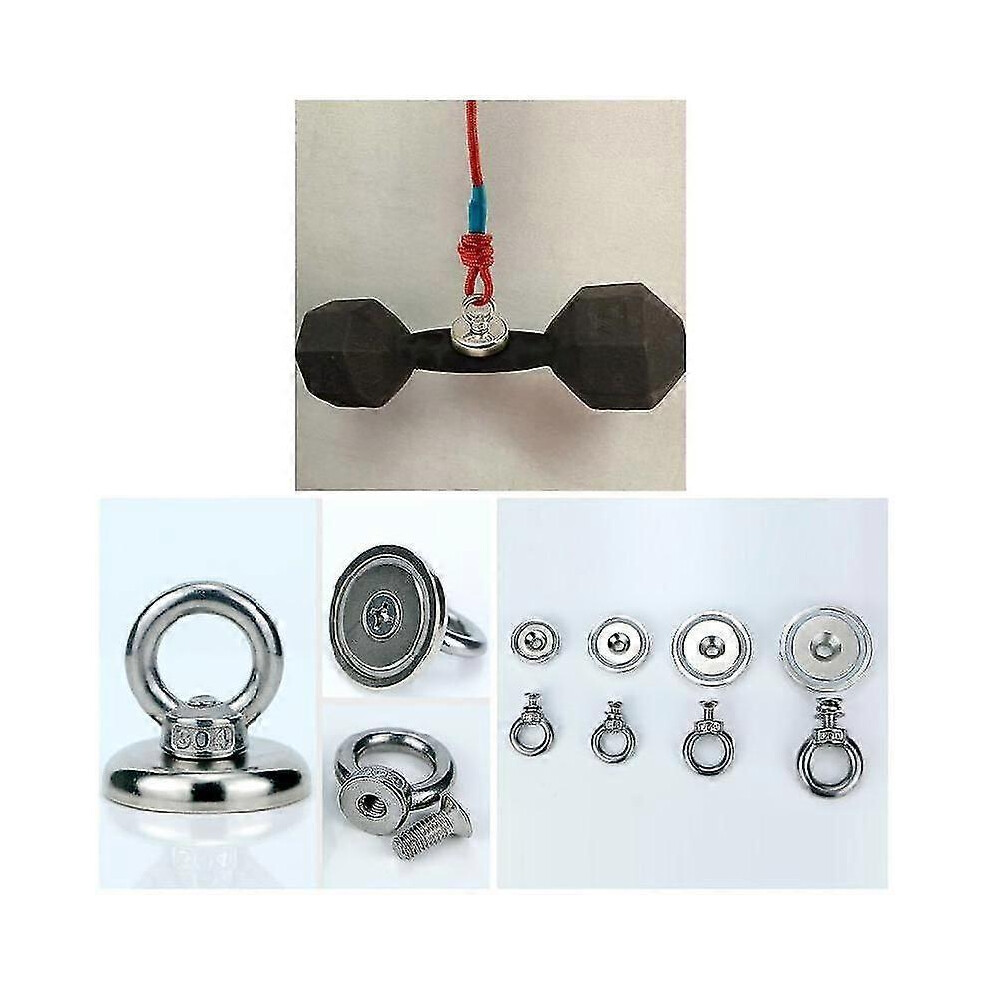 Super Strong Neodymium Fishing Magnet - Heavy-Duty Salvage Hook for ...