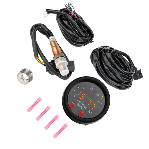 Wideband 02 UEGO Air Fuel Ratio Gauge Kit Car Ratio Gauge Sensor Afr on ...