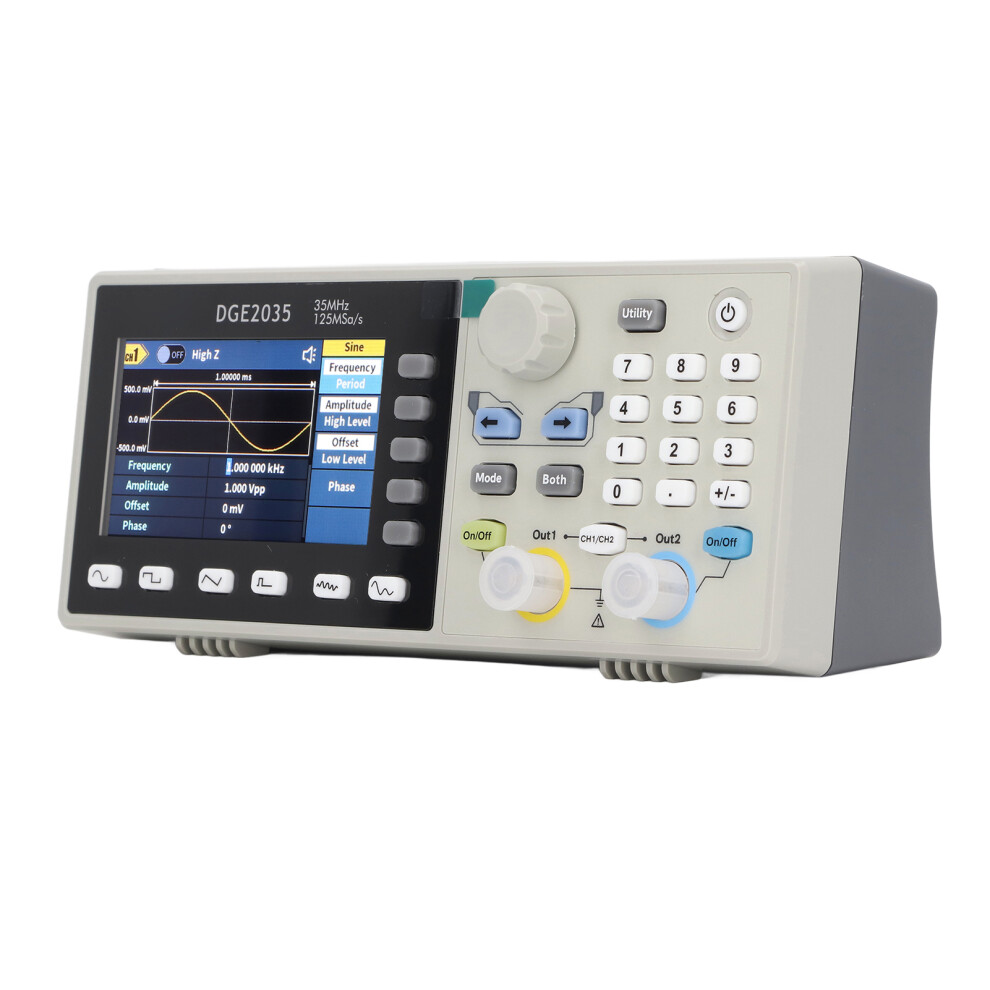 DGE2035 Dual Channel 35MHz ARB Waveform Generator 14-bit Frequency ...