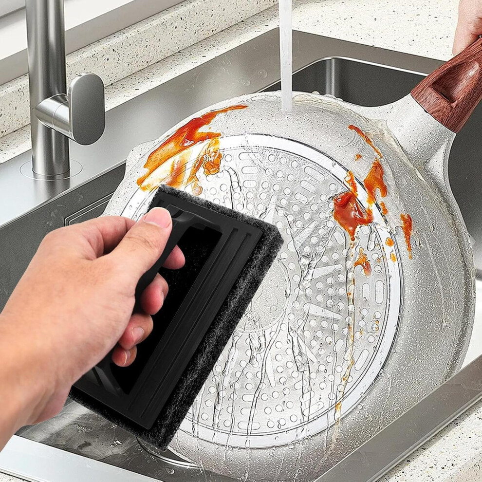 Griddle Scrubber Pads For Cast Iron Cookware, Grill Cleaner Scraper ...