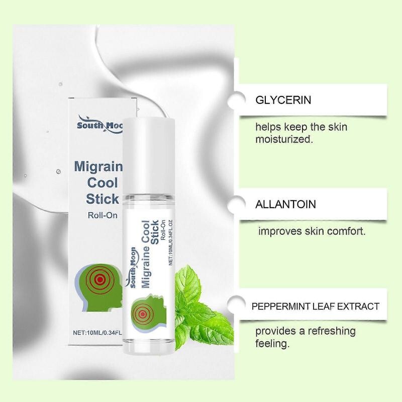 (2pcs)Roll On Peppermint Oil, Peppermint Oil To Relieve Dizziness On ...