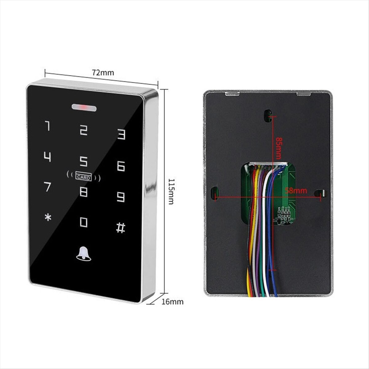 NFC Access Controller Waterproof Door Lock Keyboard Card Swiping on OnBuy