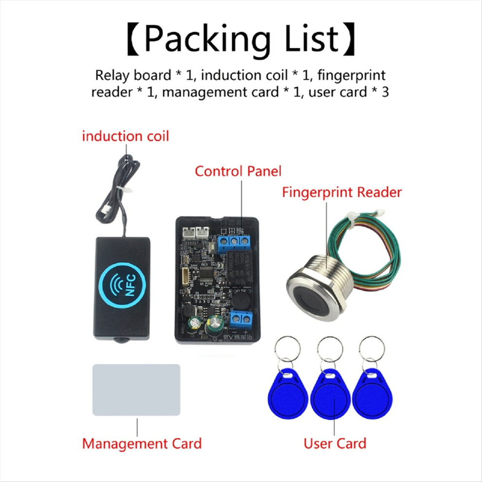 Controllore di accesso con impronte digitali S2 e scheda IC DX2 on OnBuy