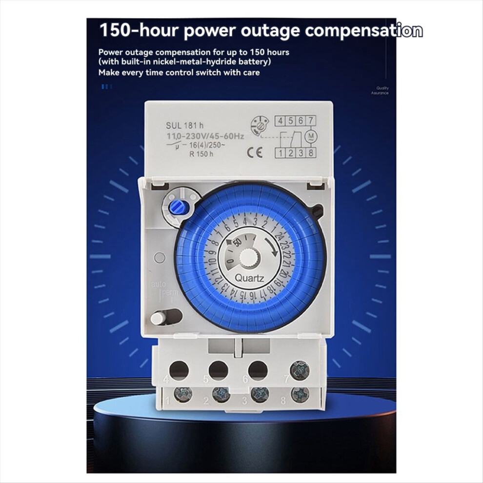 SUL181h Din Rail Analog Mechanical Timer Switch Programmable on OnBuy