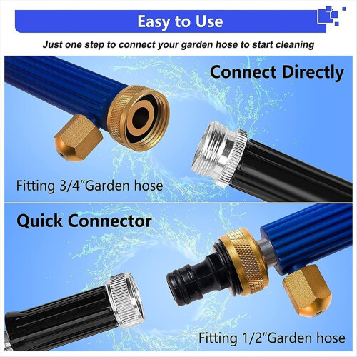 Hydro Jet Washer High Pressure Power Washer Wand Water Hose on OnBuy