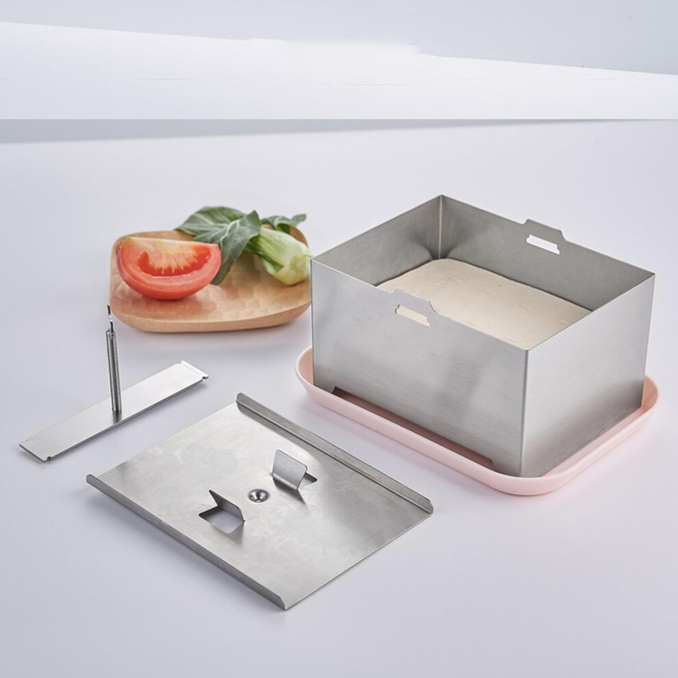 Paneer Maker Stainless Steel Cheese Making Mold With Drainage Drip Tray ...