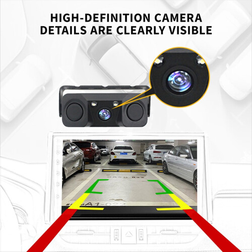 Car Parking Sensor 3IN1 Night Vision 2 Radar Detector Sensors Alarm ...