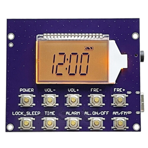 Full-Band MW FM SW Radio Receiver Module Digital Clock LED Display 87 ...