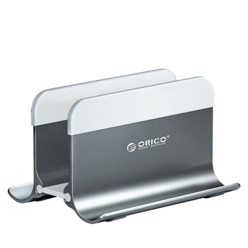 Aluminum Vertical Laptop Stand Locking Holder Desktop Notebook Tablet ...