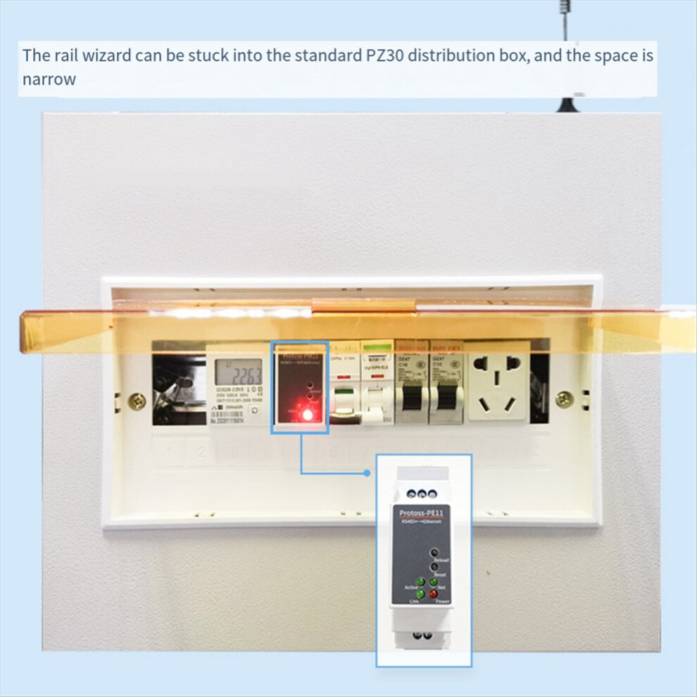 DIN-Rail Serial Port RS485 to Ethernet Converter Server Protoss MQTT ...