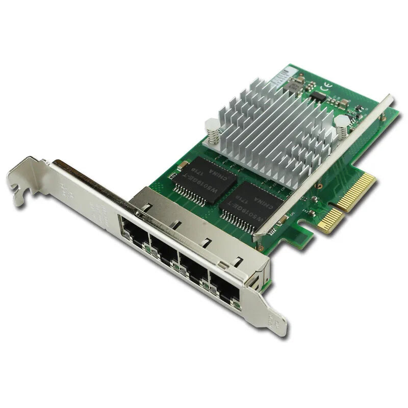 Quad-Port Gigabit Ethernet PCIe x4 Network Interface Card for i350 T4 ...
