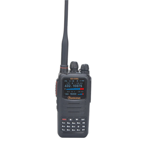 Wouxun KG-UV3Q High Power Dual Band Walkie Talkie - VHF 10W, UHF 8W, FM ...