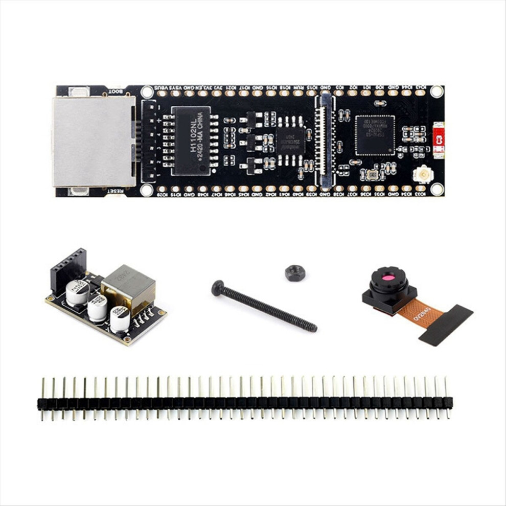 ESP32-S3 Ethernet Development Board with Camera Module and POE Dual ...