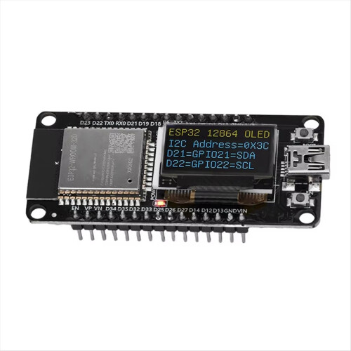 ESP32 ESP-WROOM-32D WIFI Bluetooth Development Board CH340 with 0.96 OLED Screen Yellow Blue ...