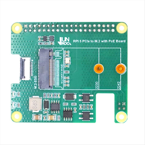 For 5 PCIe to M.2 Interface 40pin GPIO with PoE Ethernet Power Supply ...