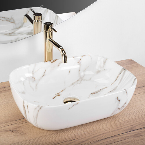 Countertop Basin Rea Belinda Aiax Marble on OnBuy