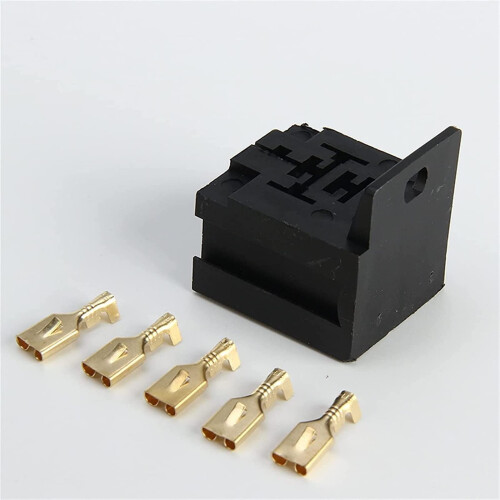 Relay Auto Relay Socket 5-Pcs Terminal, Automotive Relay Socket, 5 ...