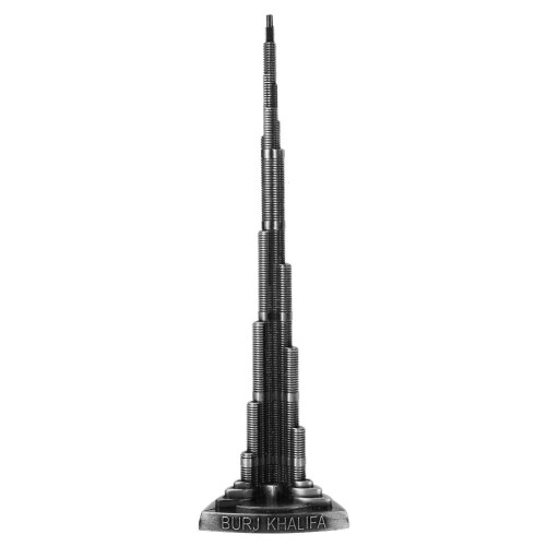 Burj Khalifa Tower Model Alloy Miniature Dubai Tower Model Arts Craft ...
