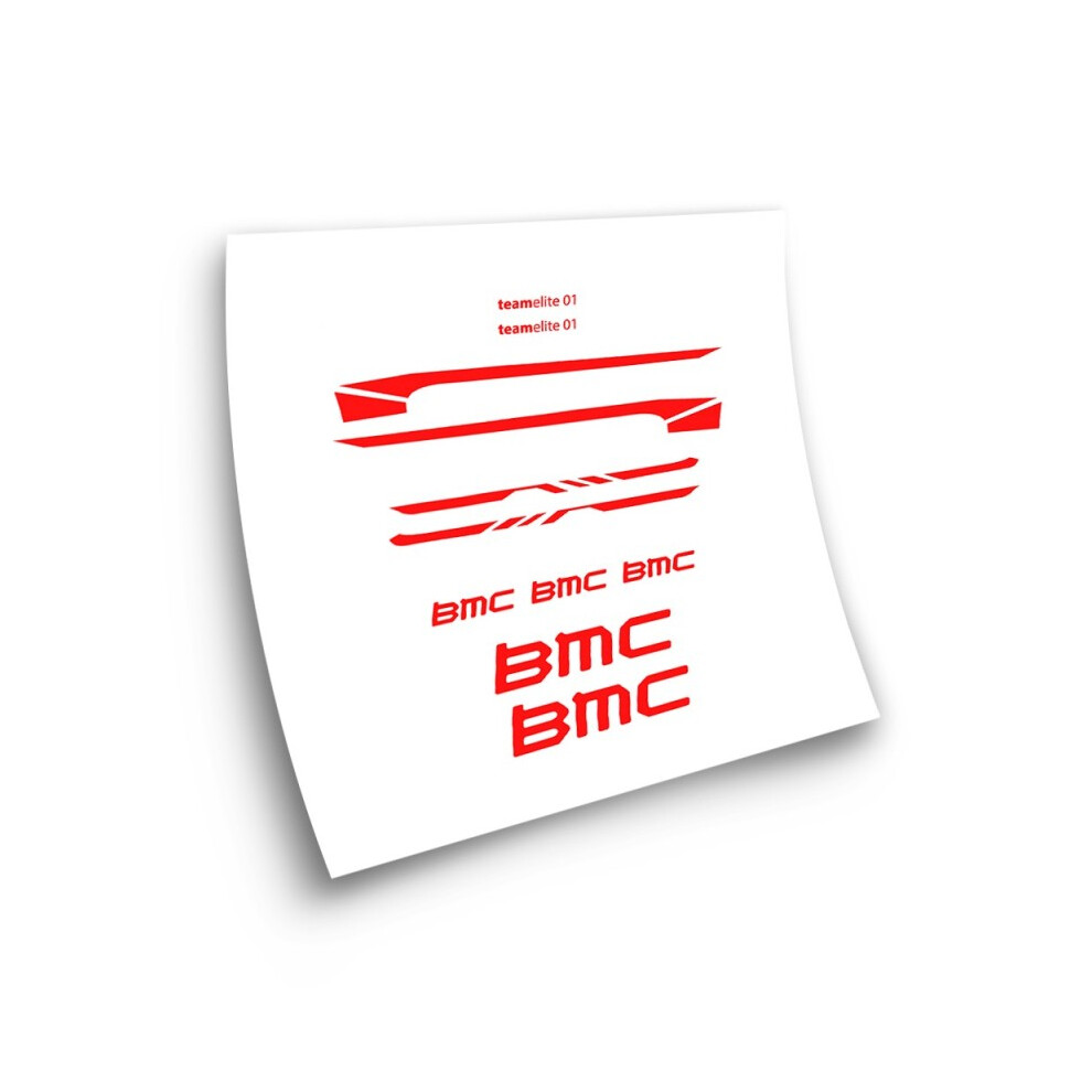 (Red) BMC team elite 01 bike frame compatible stickers on OnBuy