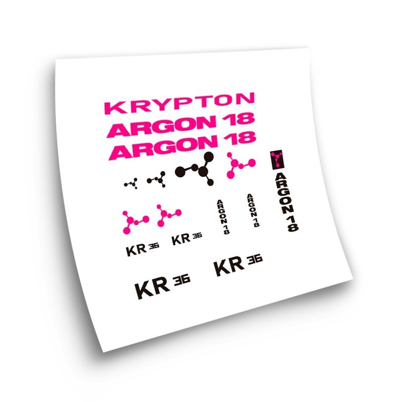 (Fluor Pink) Argon K36 bike frame compatible stickers on OnBuy