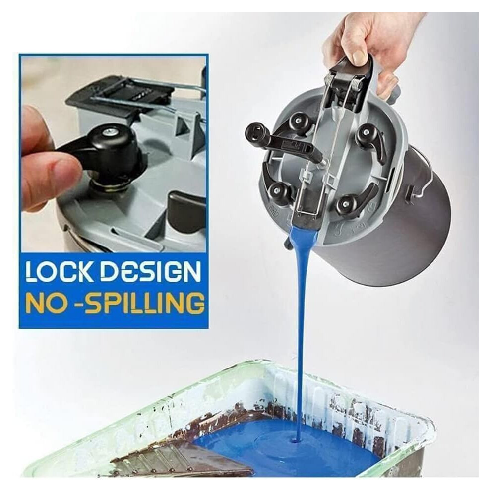 4L Automotive Paint And Coating Mixing Slurry Cover Stirrer With Paint ...