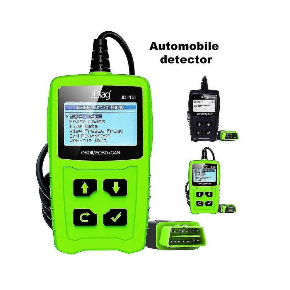 Jd101 Obdii Eobd Code Scanner Car Vehicle Lcd Error Reader Diagnostic ...