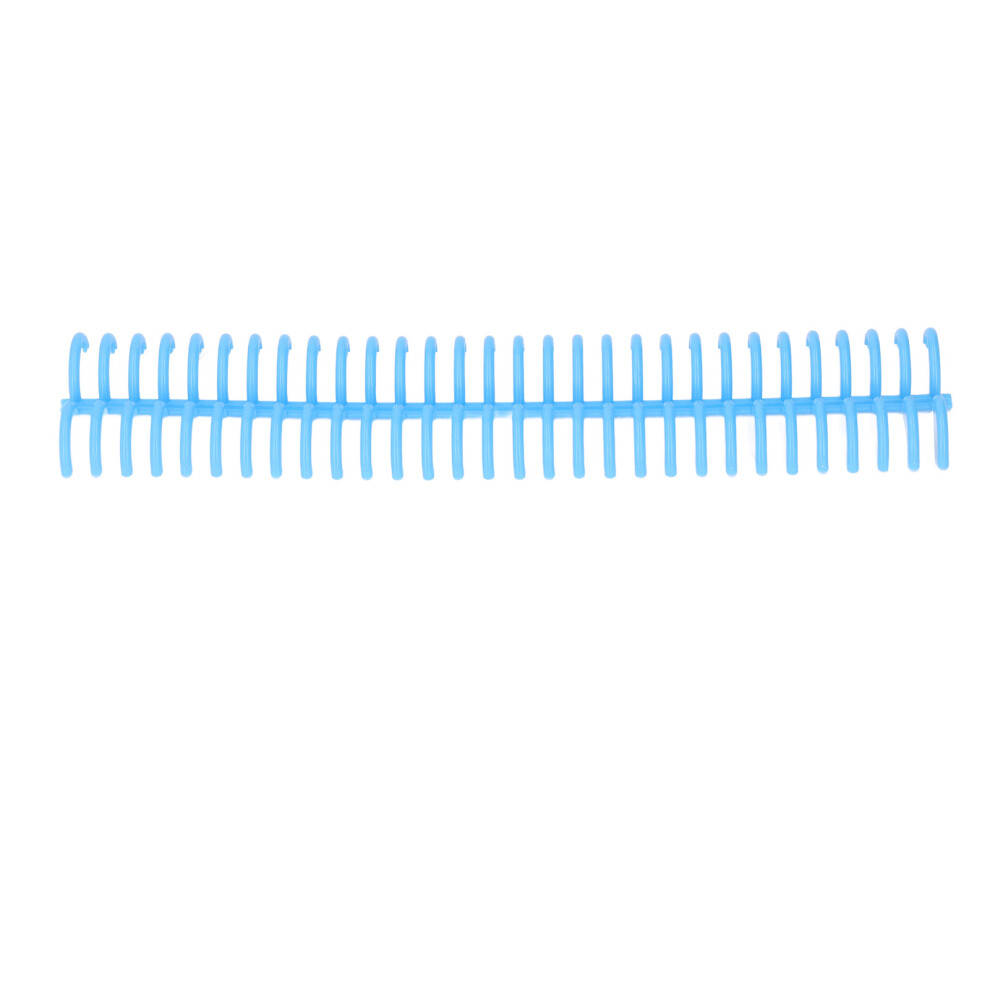 10 Pcs Blue Polypropylene Loose Leaf Binding Spines 22mm Inner Diameter ...