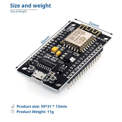 (ESP8266 V3 TYPEC) Esp8266 Development Board Built-In TCP/IP Protocol ...