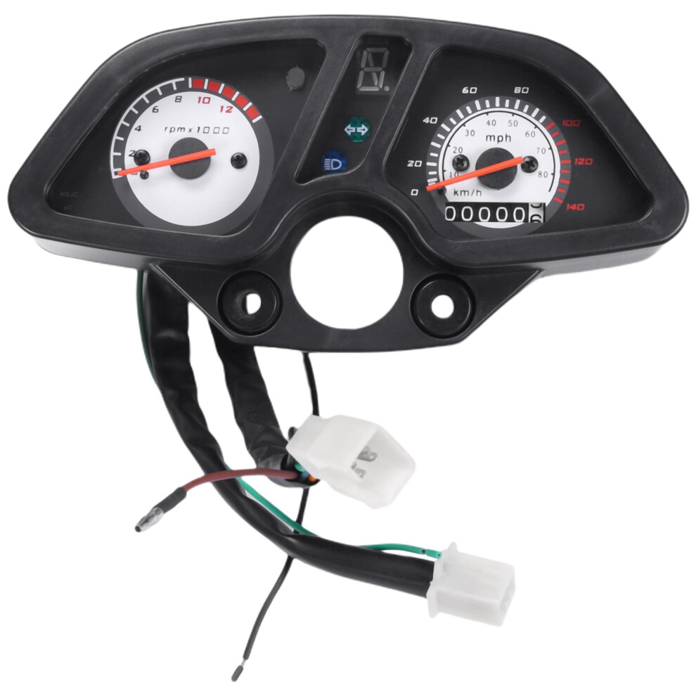 Motorcycle Speedometer Gear Gauge Tachometer for Qm200Gy II QM200GY II ...