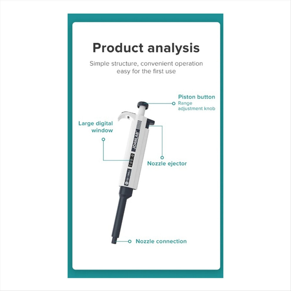 Micropipette de laboratoire automatique, pipette numérique réglable en ...