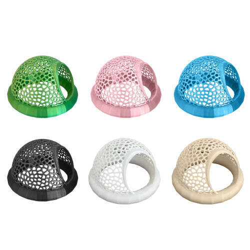 Floating Fish Resting Platform Betta Hide Shrimp Cave-Pink S on OnBuy