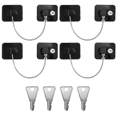 4 Pcs Child Safety Window, Window Block for Windows Child Safety Window ...