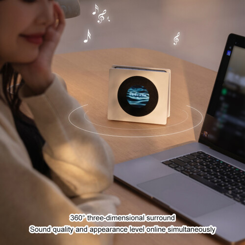 (purples) Woofer Speaker 360 Stereo Surround Built-in 8 Kinds Of White ...