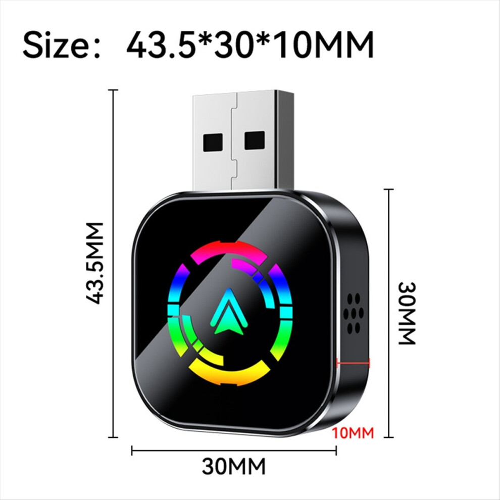 Wireless Carplay Android Auto AI Box Plug and Play USB Car Dongle on OnBuy