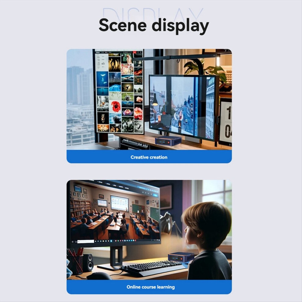 N100 Mini PC 8GB/128GB Win11 Pro EU Plug on OnBuy