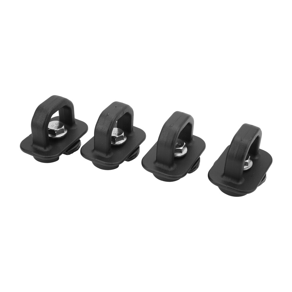 Universal Alloy D-Shape Bed Wall Tie Down Anchors for Cars & Trucks on ...