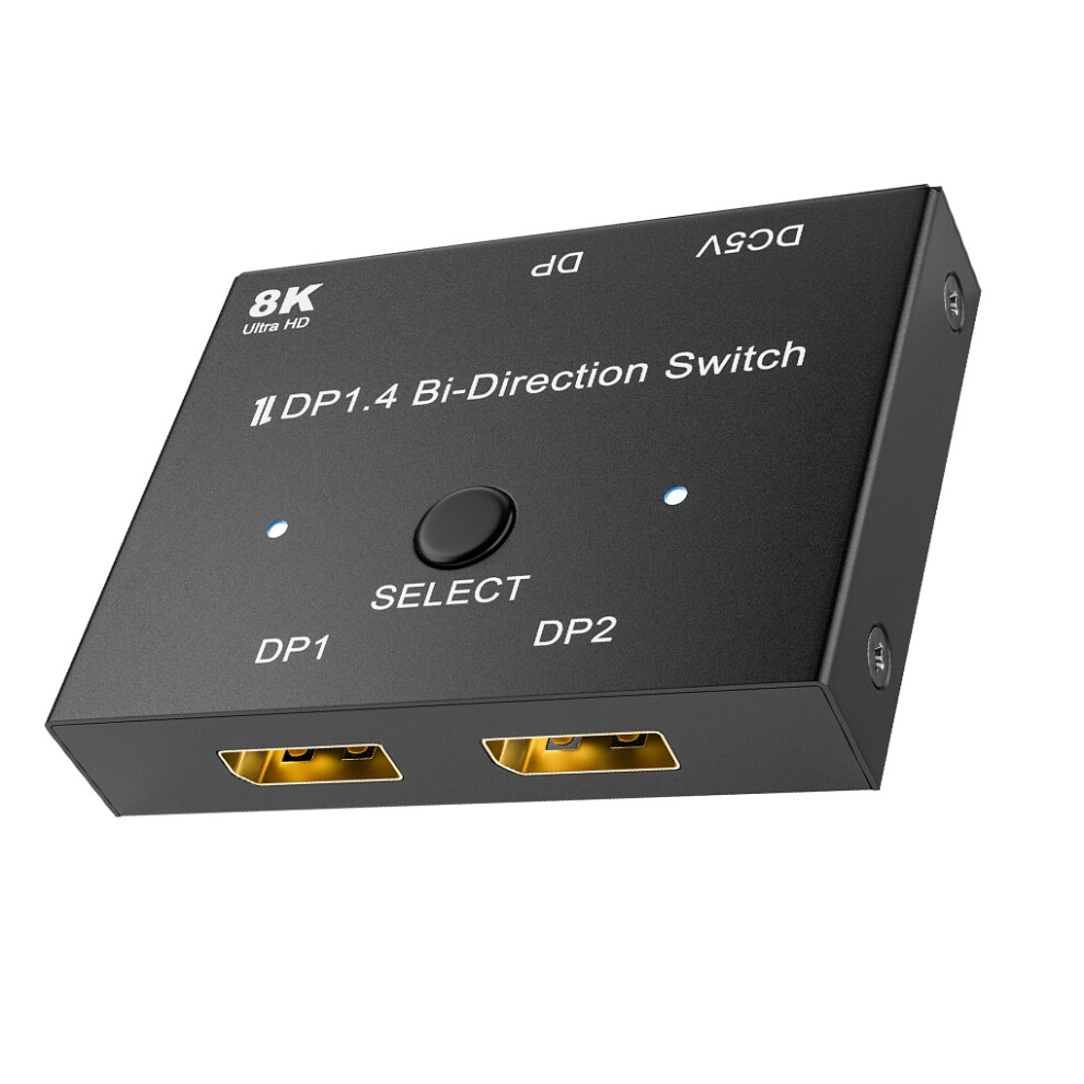 2-in-1-out DP Switcher 8K Resolution Video Adapter Switch Box on OnBuy