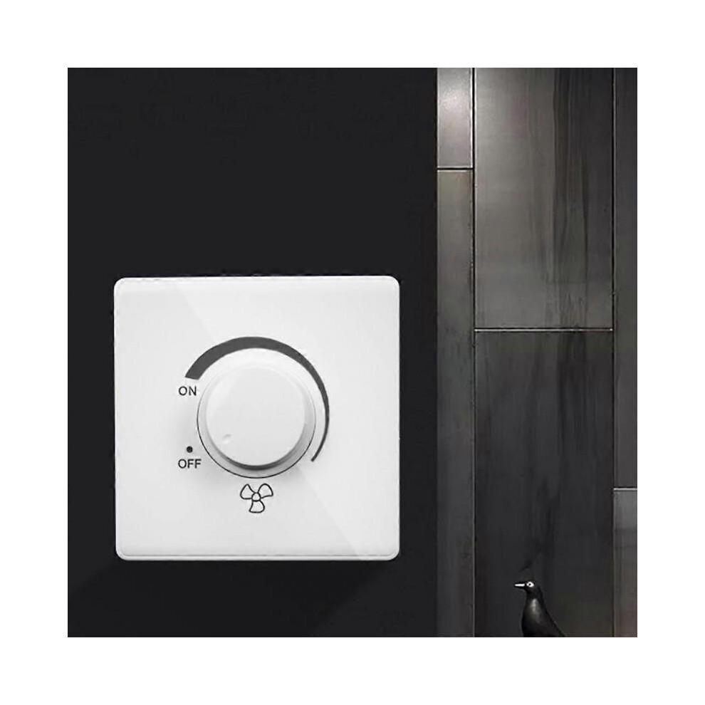 86 Type Ceiling Fan Adjustment Stepless Speed Controller Wall Switch ...