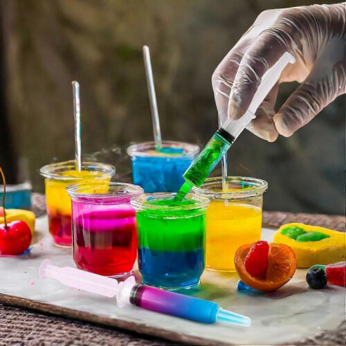 30 Pack 1 Oz Plastic Shot Syringes for Halloween Parties, Nurse ...