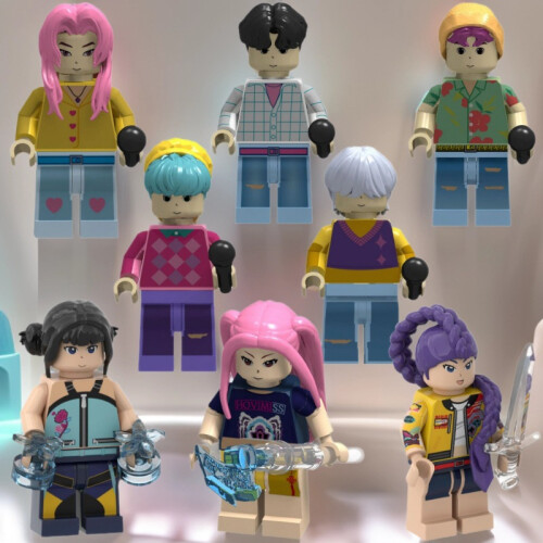 8PCS KPOP Demon Hunters Mini Figures Set Fit Lego Gift on OnBuy
