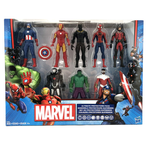 Marvel Avengers Action Figures - Iron Man, Hulk, Black Panther, Captain ...