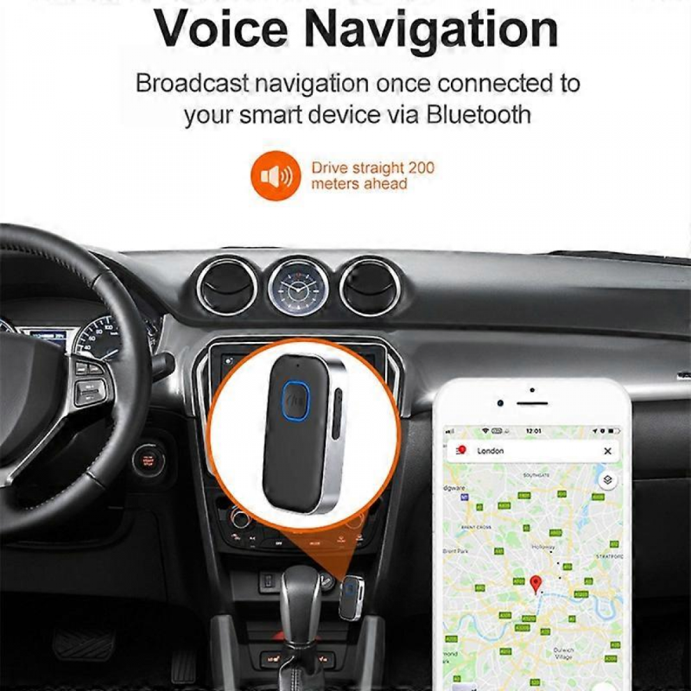 Adaptateur Bluetooth sans fil J22 pour voiture avec microphone intégré ...